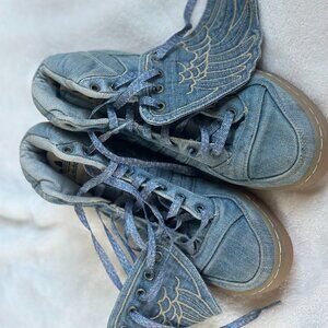 Jeremy Scott x Adidas | Shoes | Jeremy Scott Adidas Denim Wings In Size ...